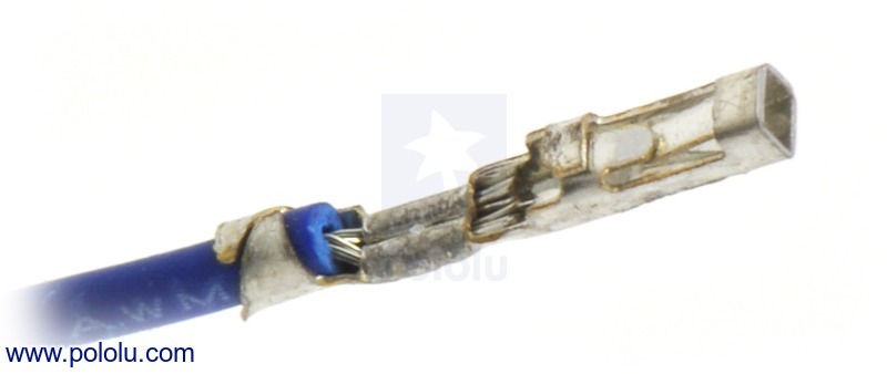 Crimp Macho 0.1" - 100 Piezas - SANDOROBOTICS