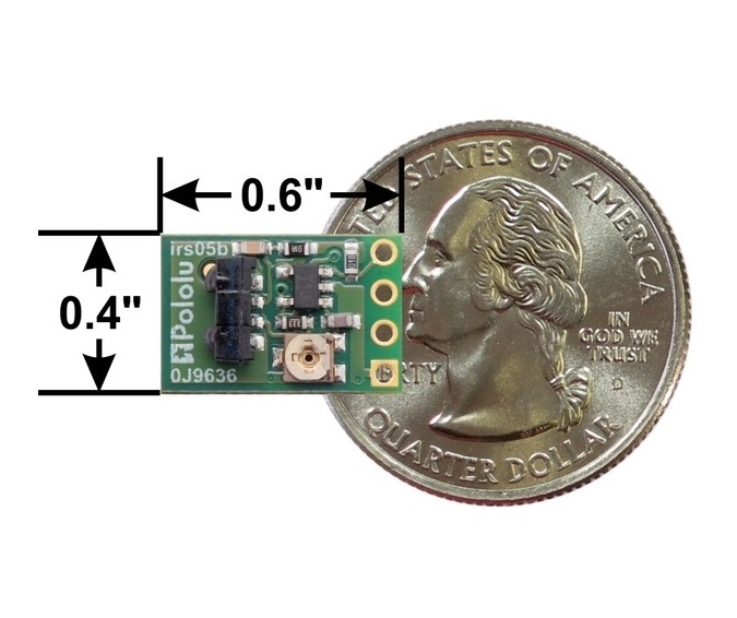 Sensor de Proximidad IR Pololu 38 kHz, Ganancia Fija, Alto Brillo ...