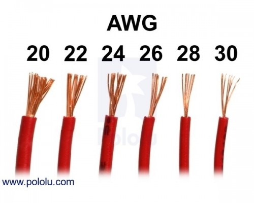 Carrete con 30 metros de cable NEGRO calibre 30 AWG - SANDOROBOTICS