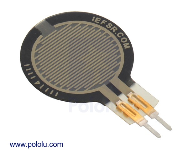 Sensor de Fuerza Resistivo 0.6" - Cola Corta. - SANDOROBOTICS