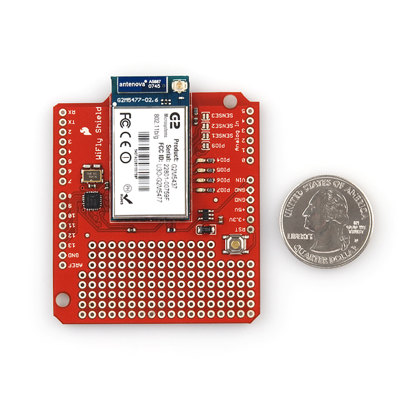 SparkFun WiFly Shield - SANDOROBOTICS