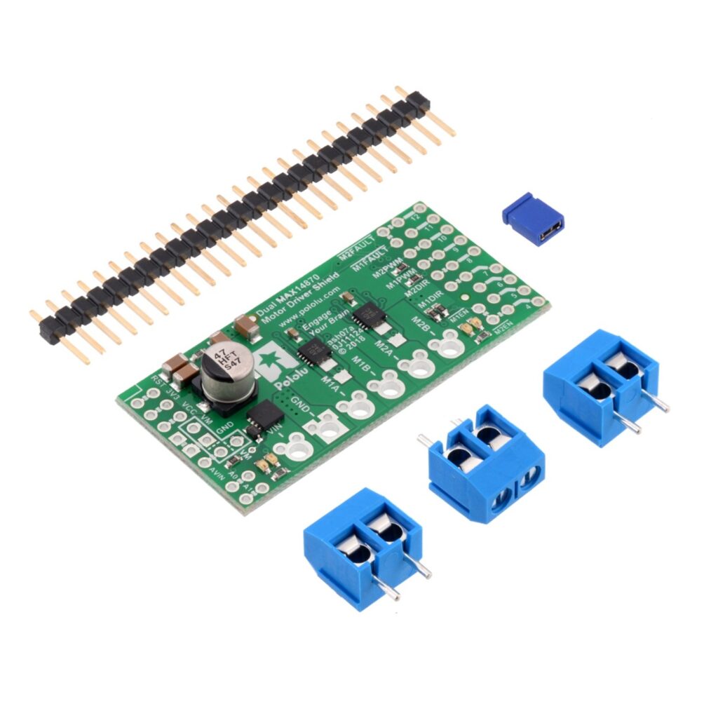 Shield Controlador de Motor Dual MAX14870 para Arduino - SANDOROBOTICS
