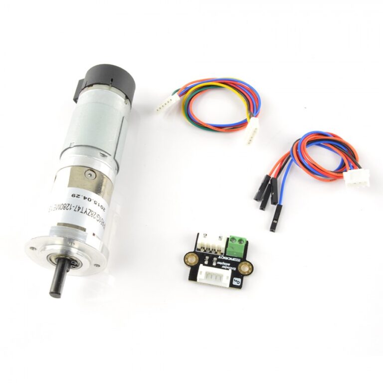 Motor DC de Bajo Ruido - 12V 146RPM con Encoder - SANDOROBOTICS