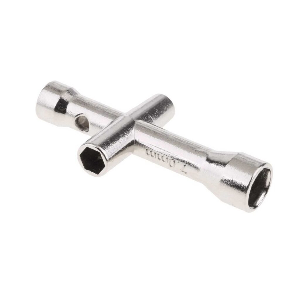 Llave para Tuerca Hexagonal M2~M4 - SANDOROBOTICS