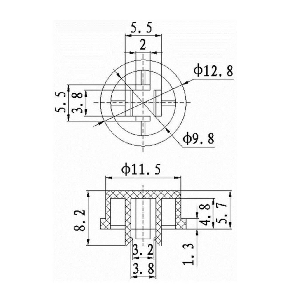 Switch Push Button B3F-4055 con Cubierta - Rojo - SANDOROBOTICS