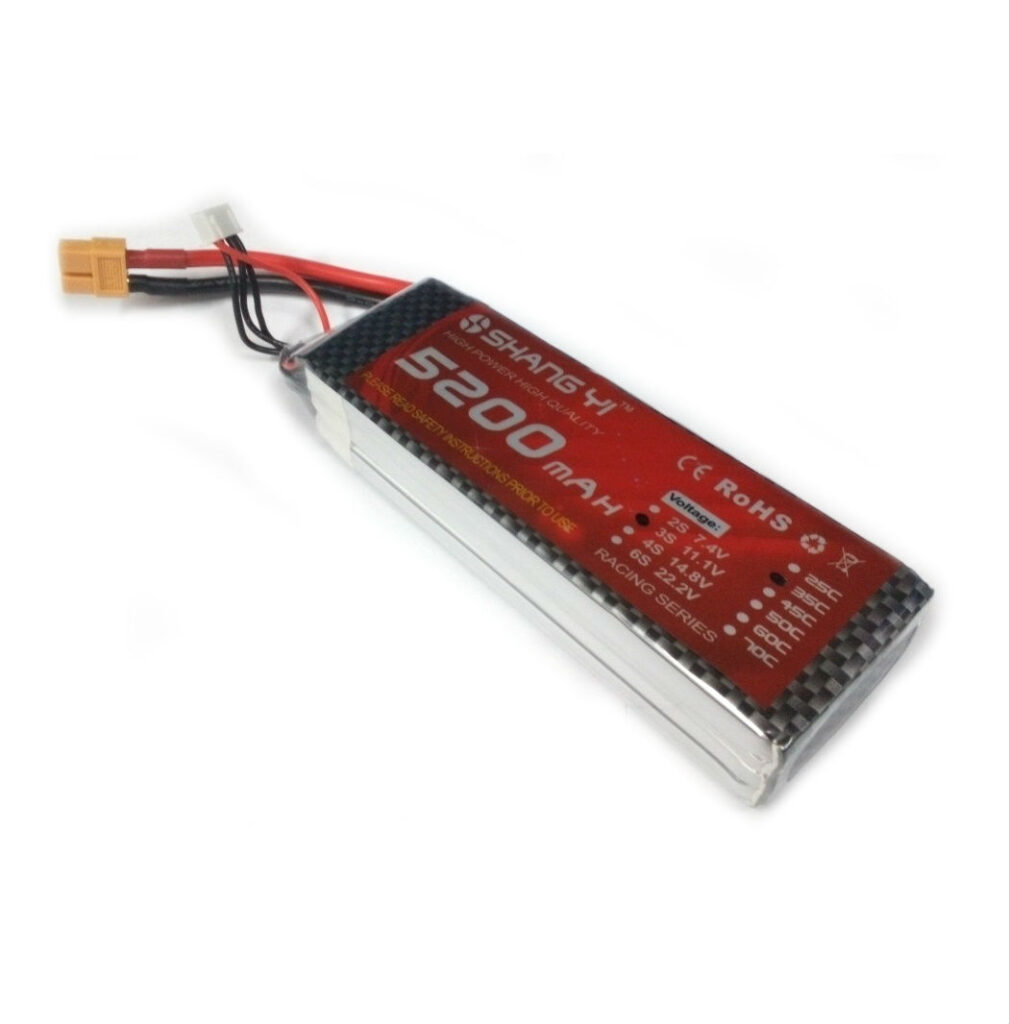 Batería LiPo Shang Yi — 11.1V, 5200mAh (3S, 35C) - SANDOROBOTICS