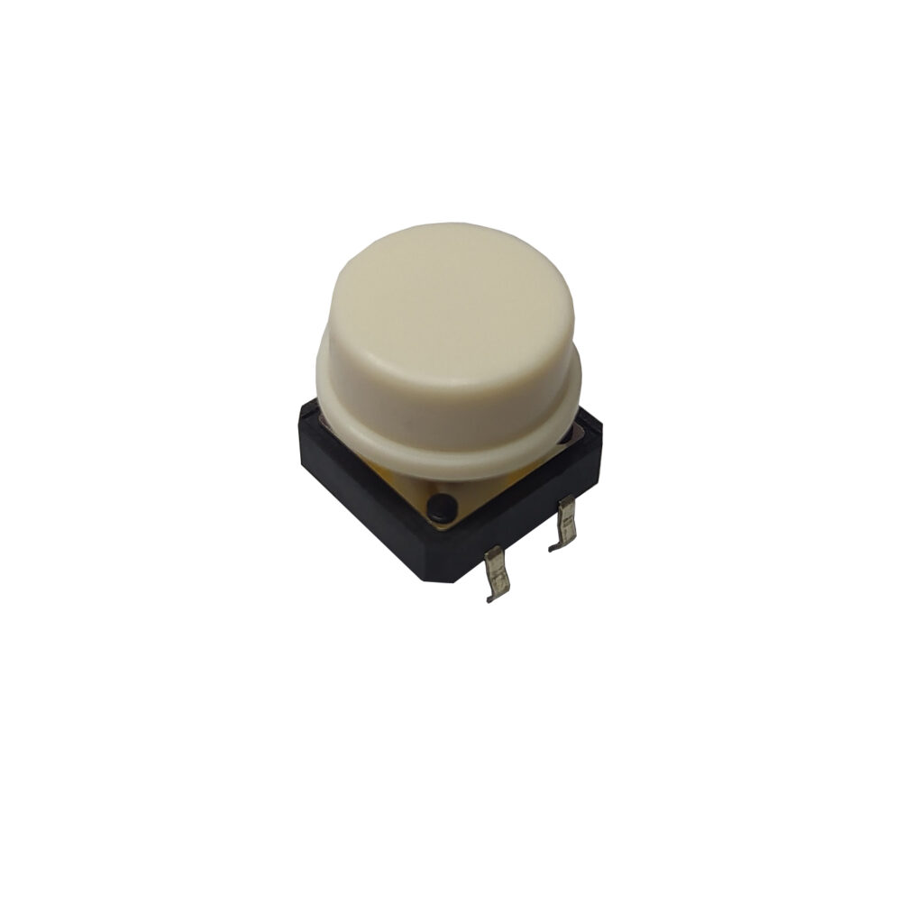 Switch Push Button B3F-4055 con Cubierta - Blanco - SANDOROBOTICS