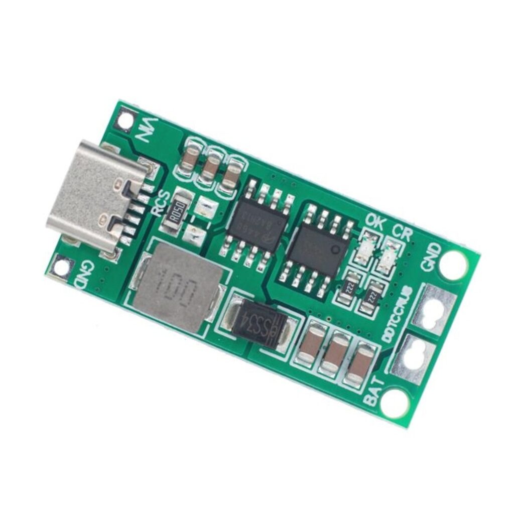 Módulo de Carga de Baterías de Litio con Elevador de Voltaje (Puerto USB "C") — 2S, 4A ...