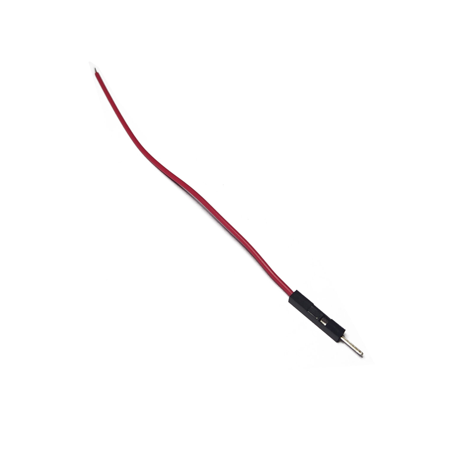 Juego de Cables Dupont de 10cm de Largo — Rojo (10 Piezas) - SANDOROBOTICS