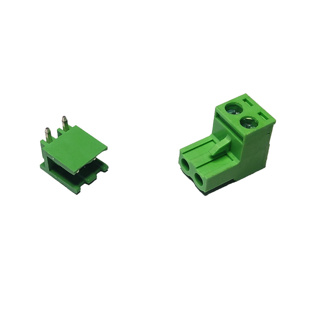Terminal de Bloque (Bornera 2EDG) — 2 Pines, 5.08mm - SANDOROBOTICS