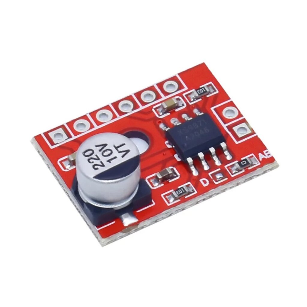Super Mini Amplificador Digital Clase "D" — XS9871 (1x5W) - SANDOROBOTICS